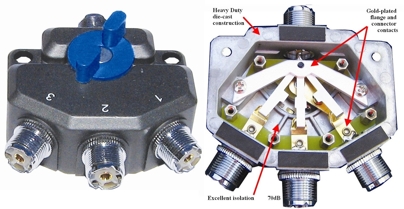 MFJ-2703N Chave de Antena, 3 Posições, SO-239, 1.5kW - RADIOHAUS ...